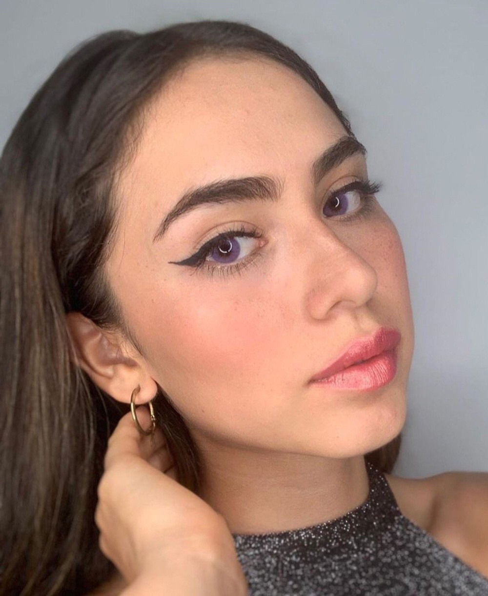 FreshTone Super Naturals Sweet Violet Circle Lenses Colored Contacts