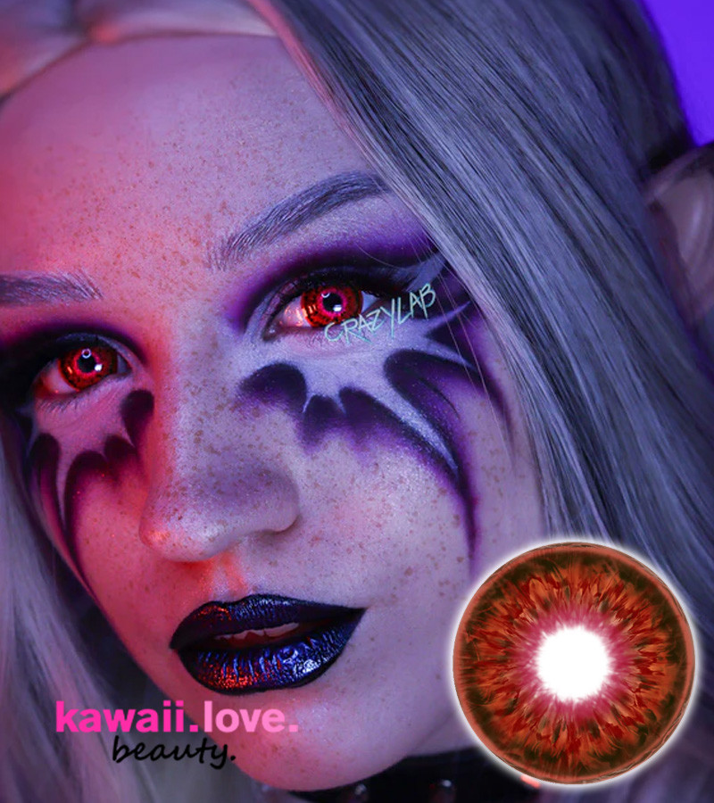 CrazyLab Scarlet Witch Circle Lenses - USA 1-3 Day Ship