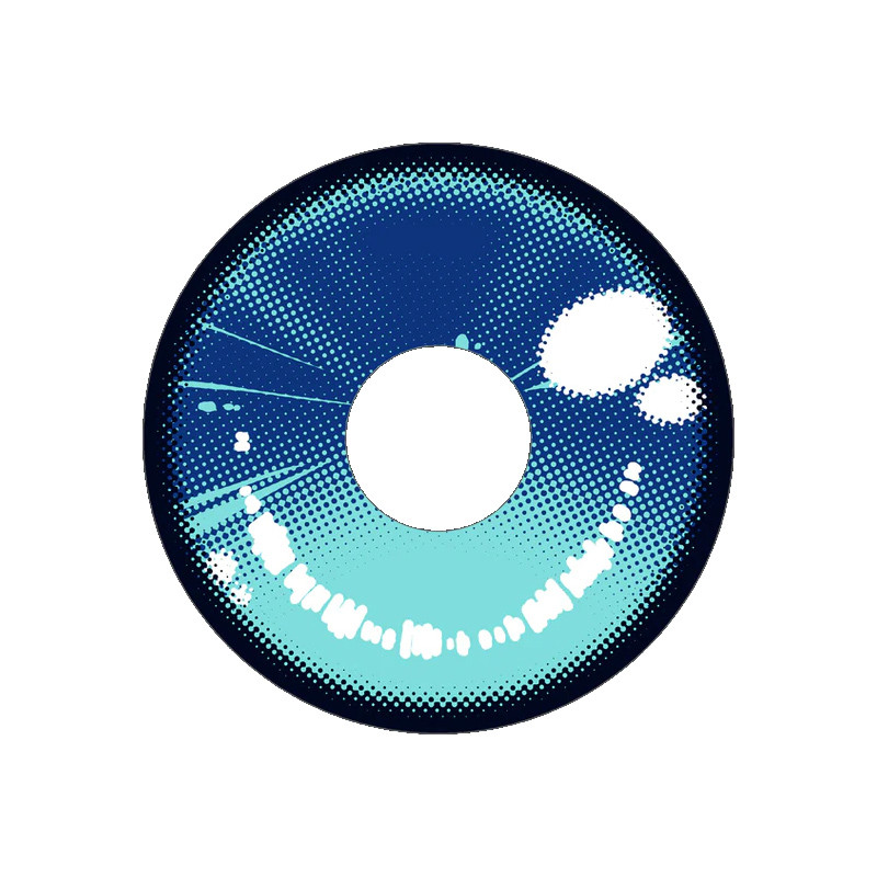 CrazyLab Anime2 Blue Circle Lenses