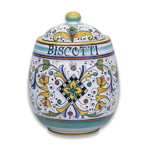Biscotti Jars : Italian Ceramic - Handmade in Italy