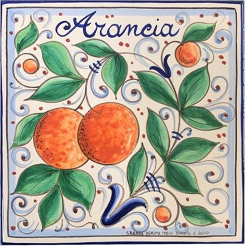 Italian Ceramic Tiles Hand Painted Deruta Tiles