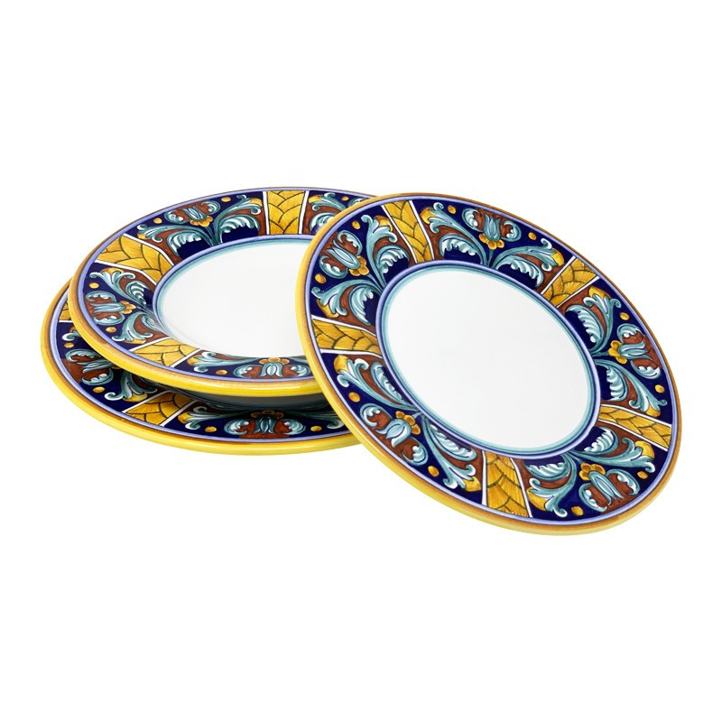 Italian Ceramic Geometrico Farfalle - Fratelli Mari - Pasta/Soup Plate