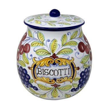 Biscotti Jars : Italian Ceramic - Handmade in Italy