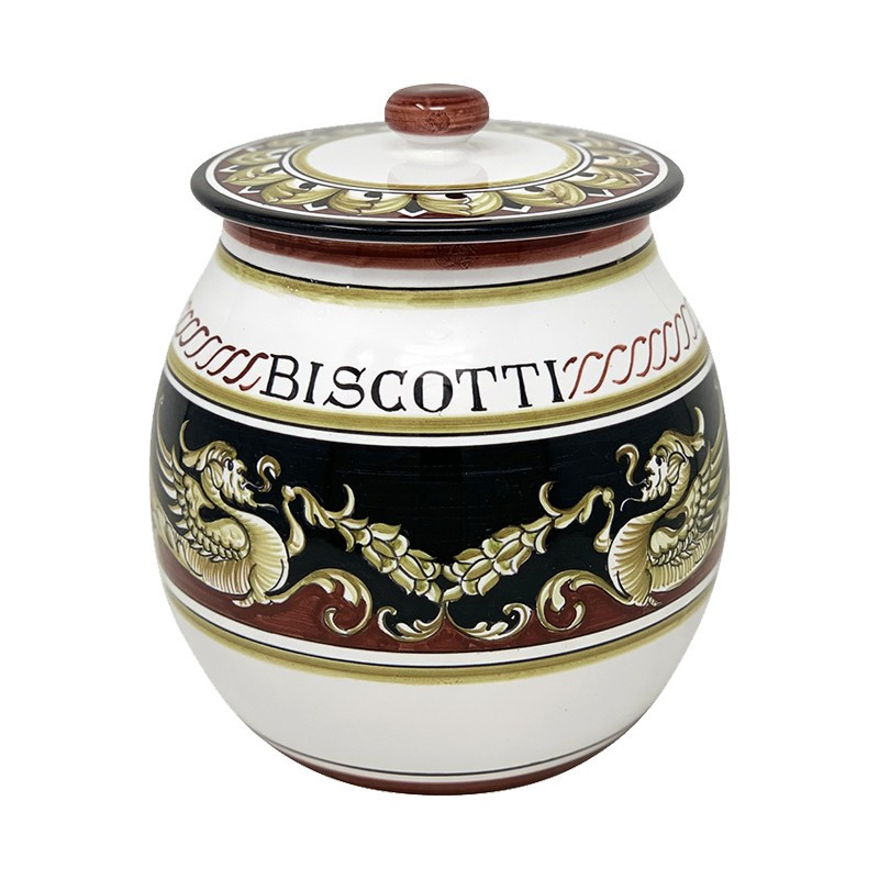 Biscotti Jars : Italian Ceramic - Handmade in Italy