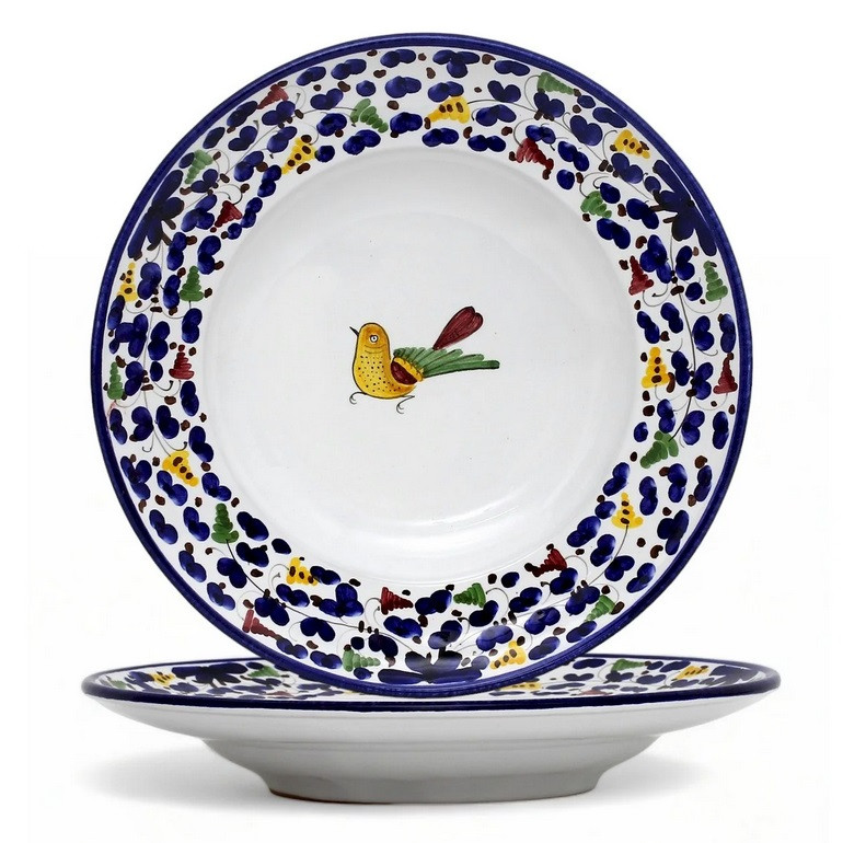 Italian Ceramic Dinner Plates - Made in Italy