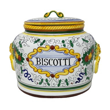 Italian Ceramic Biscotti Jars