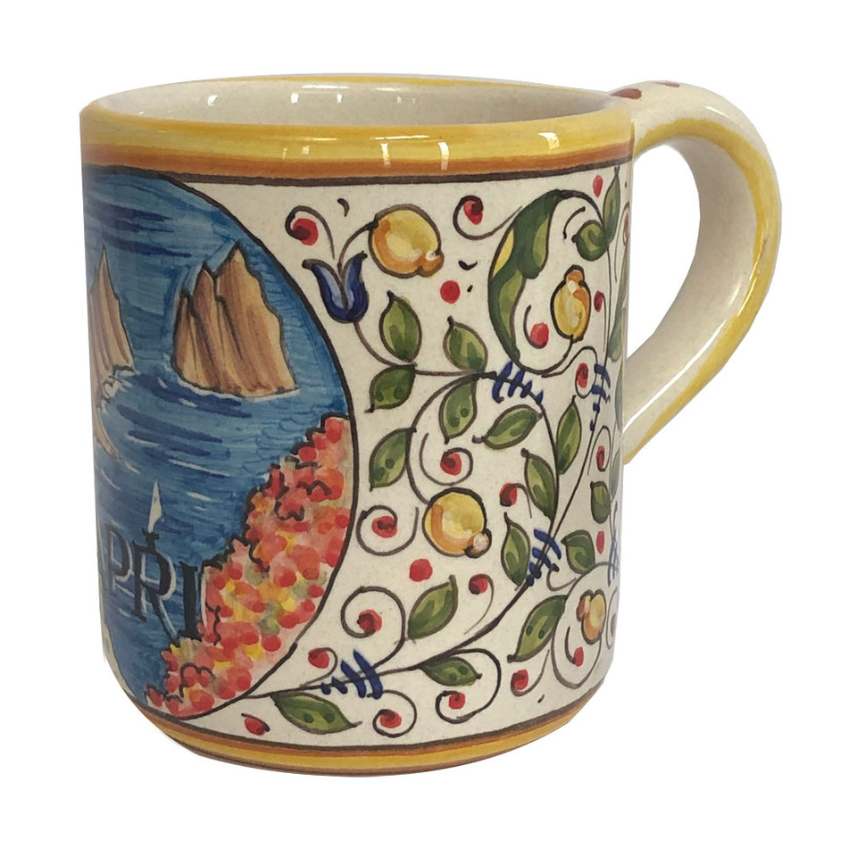 Ceramiche Sberna Coffee Mug - Assisi - Italian Ceramics