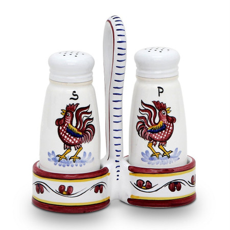 Salt & Pepper - Orvieto Red - Italian Ceramics