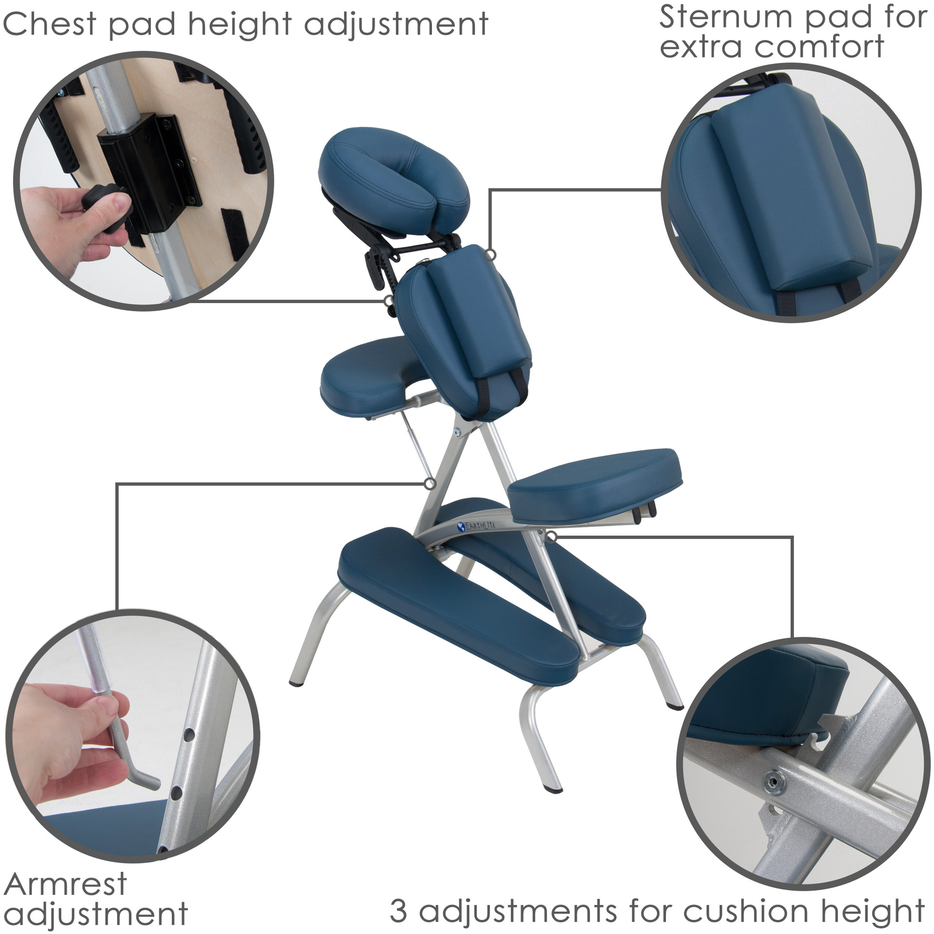 Earthlite Vortex Portable Massage Chair Package Massage Tables Now