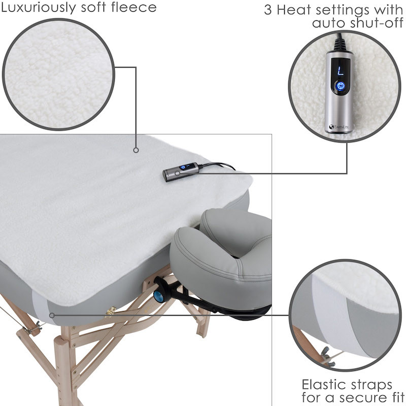 Earthlite PROFESSIONAL Fleece Massage Table Warmer | Massage Tables Now
