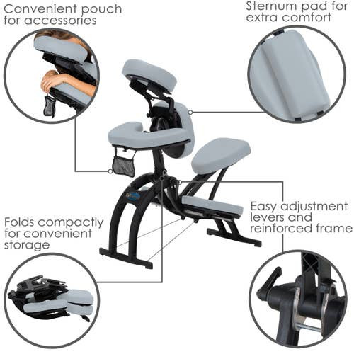 Earthlite Avila II Portable Massage Chair Package | Massage Tables Now