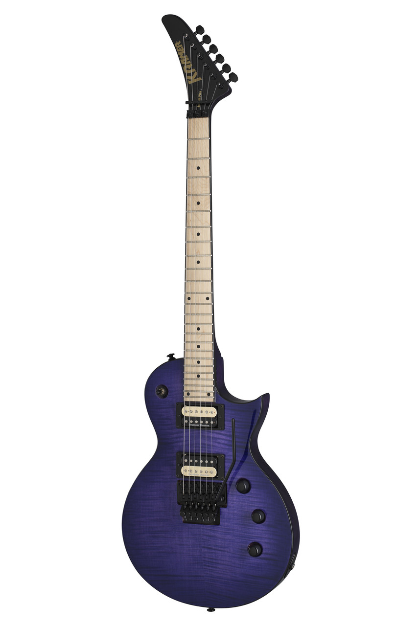 Purple Burst Oscar Schmidt OE20FTPB Flame Purple Burst LP Style India