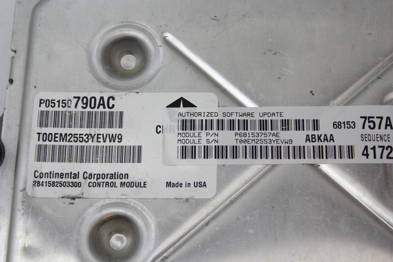 14 2014 Dodge 1500 05150790AC Computer Brain Engine Control ECU ECM EBX Module - Seabreeze Auto ...