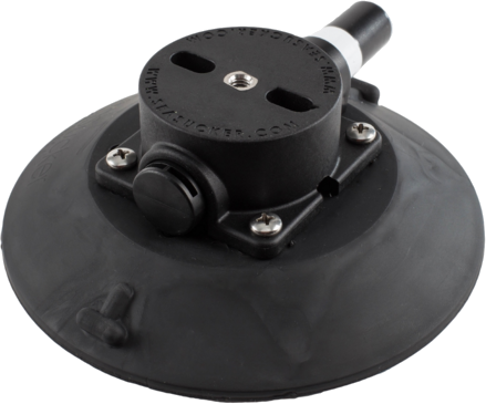 152 mm SeaSucker Black Vacuum Mount rated to 90 kg