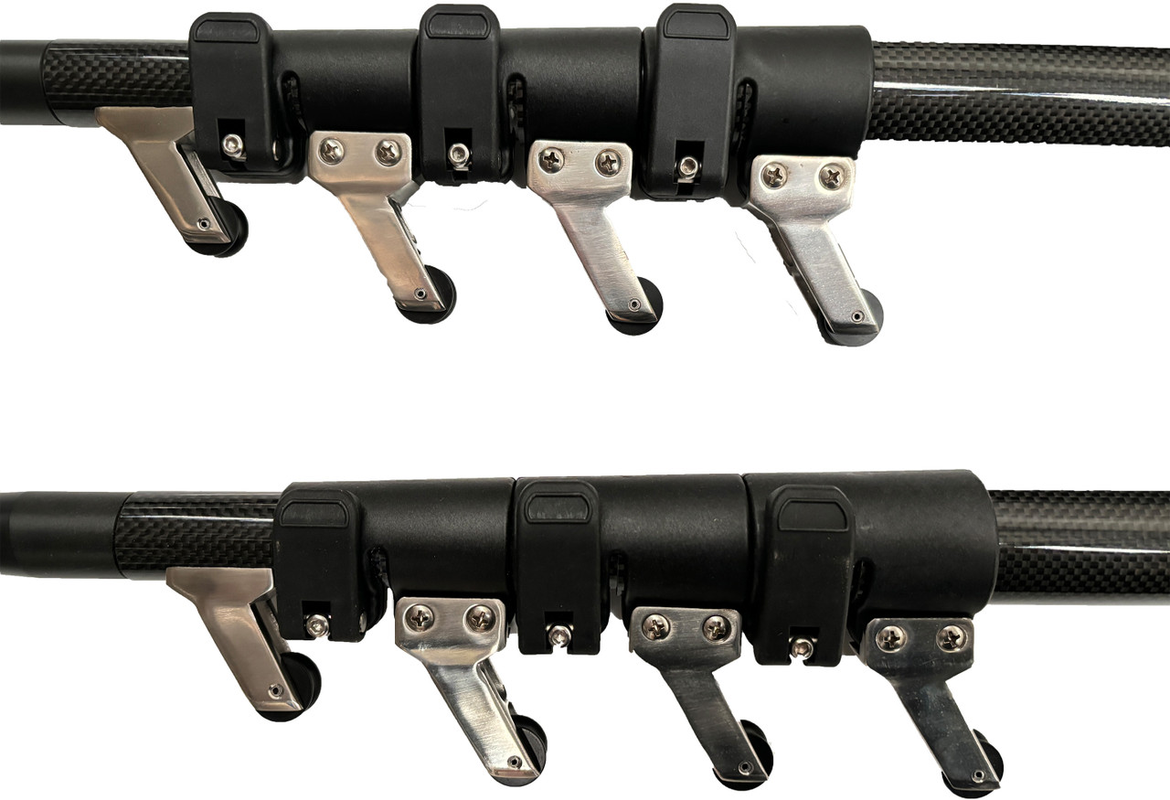 Lee's CT3916-9006 - 16 ft Telescopic Carbon Fibre Outrigger Poles