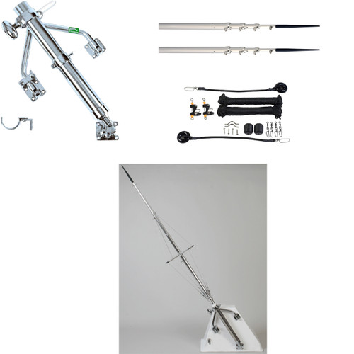 Lee’s Jr Wishbone Outrigger Kit with 19ft Poles & Rigging Kit