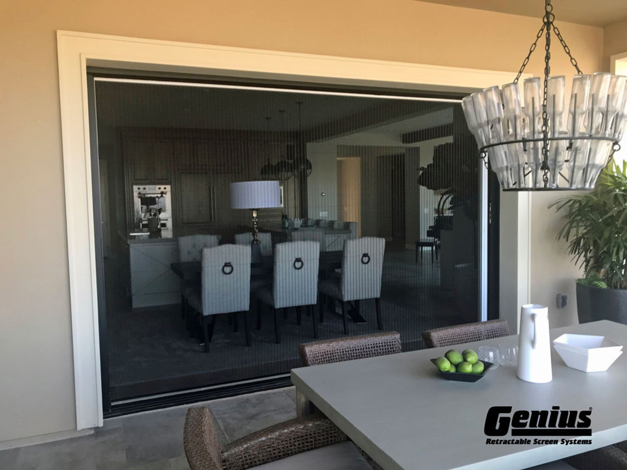 Retractable Screen Door For Sliding Door Shop Genius® Screens