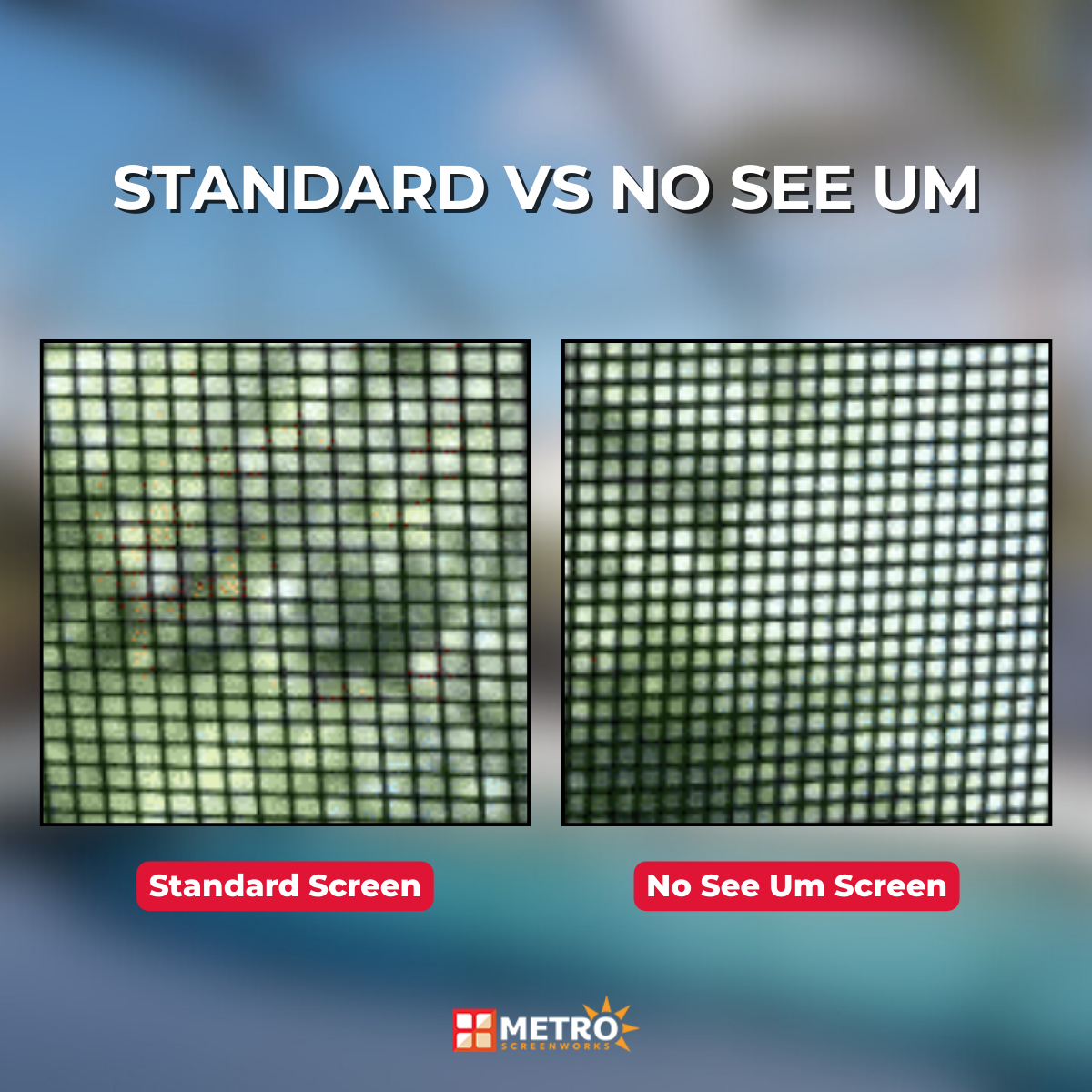 36 Inch x 25 Ft No-See-Um Screen Roll - 20 x 20 Mesh Screen