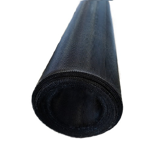 48 Inch x 25 Ft - Black Stainless Steel Security Mesh Screen Roll