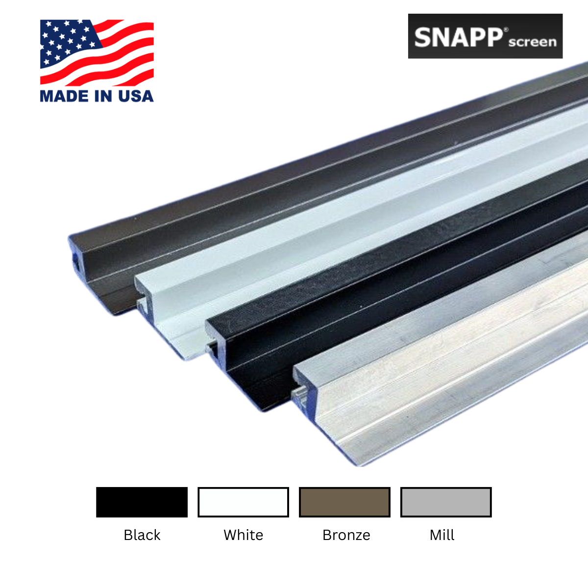 SNAPP Screen Aluminum Track