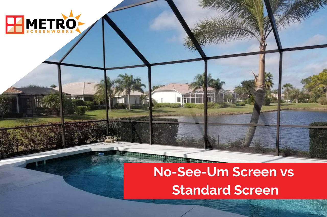 No-See-Um Screen vs Regular Screen - METRO SCREENWORKS