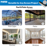 96 Inch x 100 Ft - Pool & Patio Screen Mesh Roll | Metro Screenworks