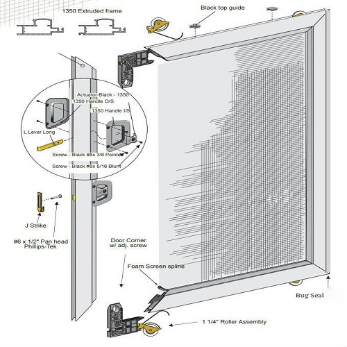 DIY Sliding Screen Door Kit - Buy DIY Screen Door Kit