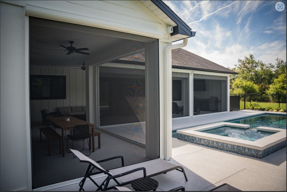 Retractable Screens Large Openings - Retractable Porch Screens