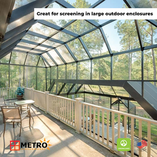 60 Inch x 100 Ft No-See-Um Screen Roll - 20 x 20 Mesh Screen