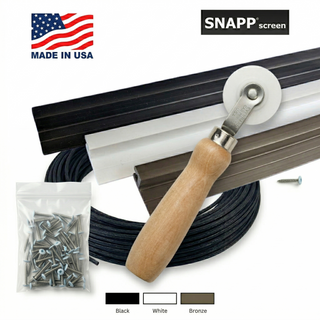 SNAPP® PVC Screen Track Kits | Porch Screening Systems