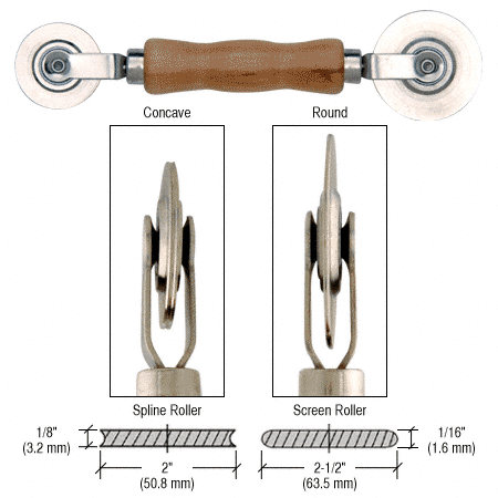 Professional Steel Roller Tool - METRO SCREENWORKS