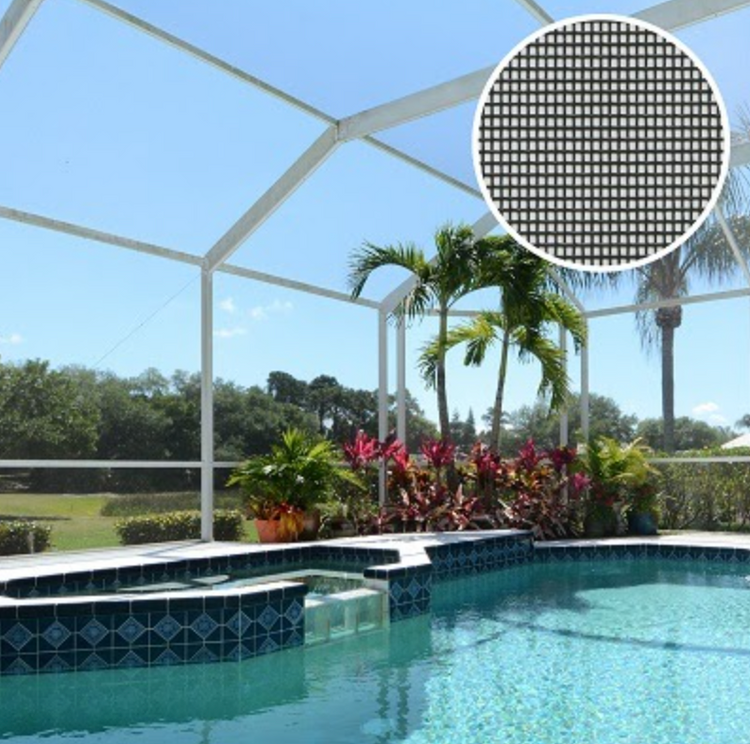 72 Inch x 100 Ft - Pool & Patio Screen Mesh Roll | Metro Screenworks