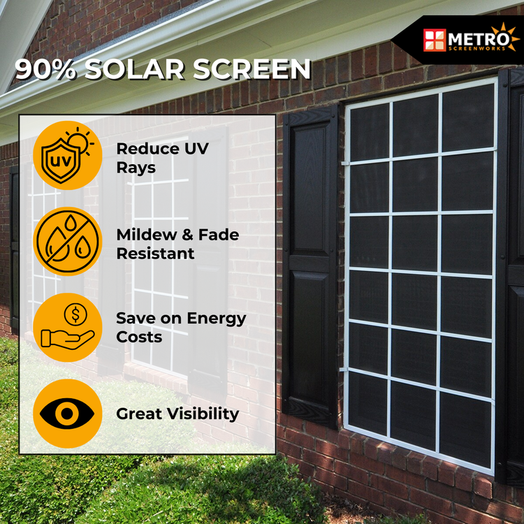 48 Inch x 100 Ft Solar Screen 90 - Buy Solar Screen Fabric