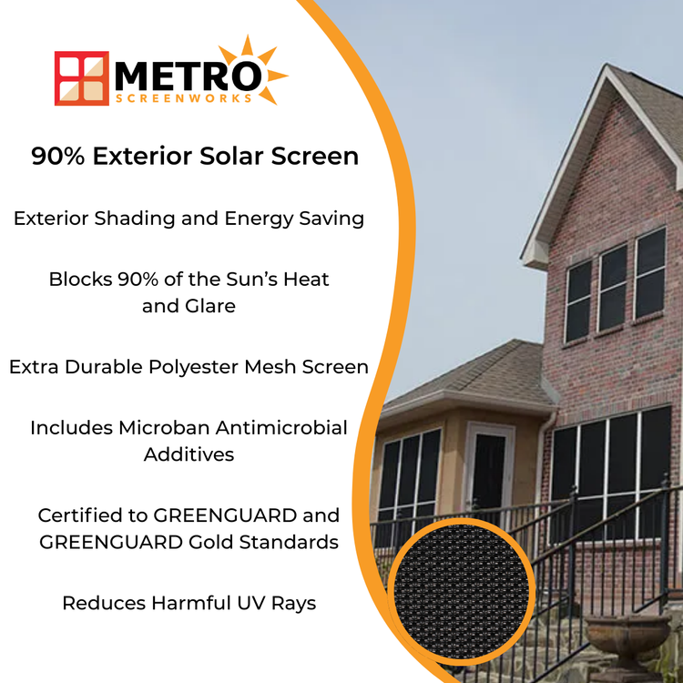 72 Inch x 100 Ft Solar Screen 90 - Buy Solar Screening
