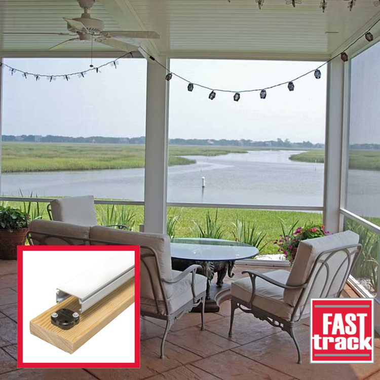 Screen Tight Fast Track - Do-It-Yourself Patio Enclosure Kit