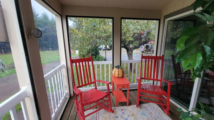 Porch Panels With Clear Vinyl - DIY Screen Porch