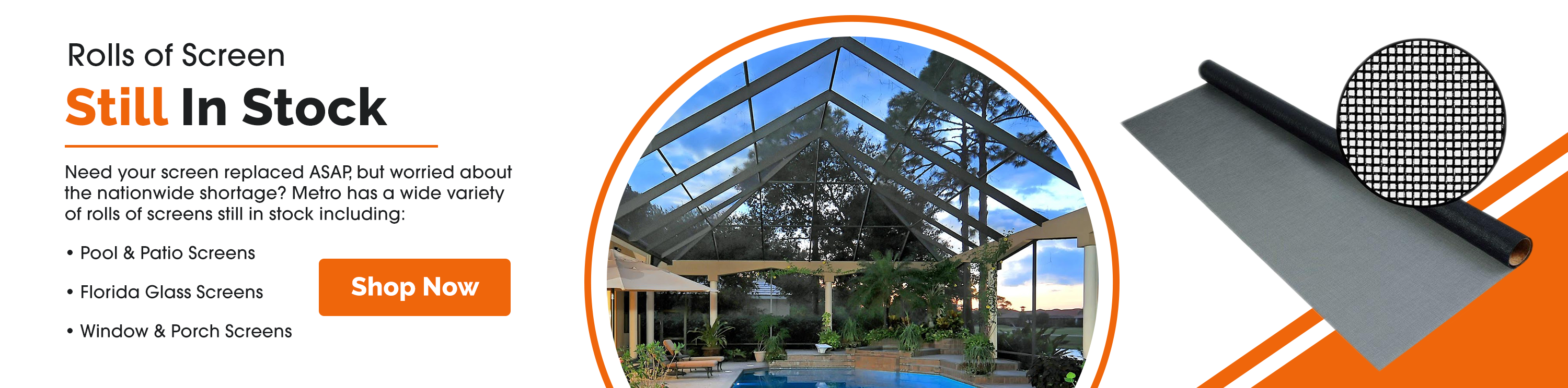 Metro Screenworks - Window Screens & Screen Doors Since 1979