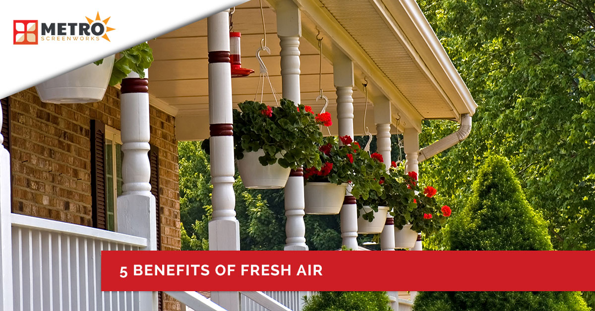 5 Benefits of Fresh Air & Your Window Screens - METRO SCREENWORKS