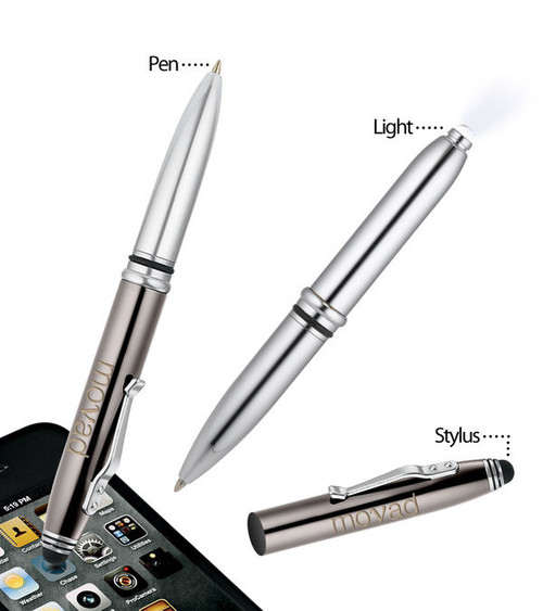 Metro Pen With Flashlight And Stylus - METRO SCREENWORKS