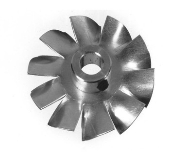 30404 4 inch CW, 1/4 inch hub metal 10 wing cooling fan
