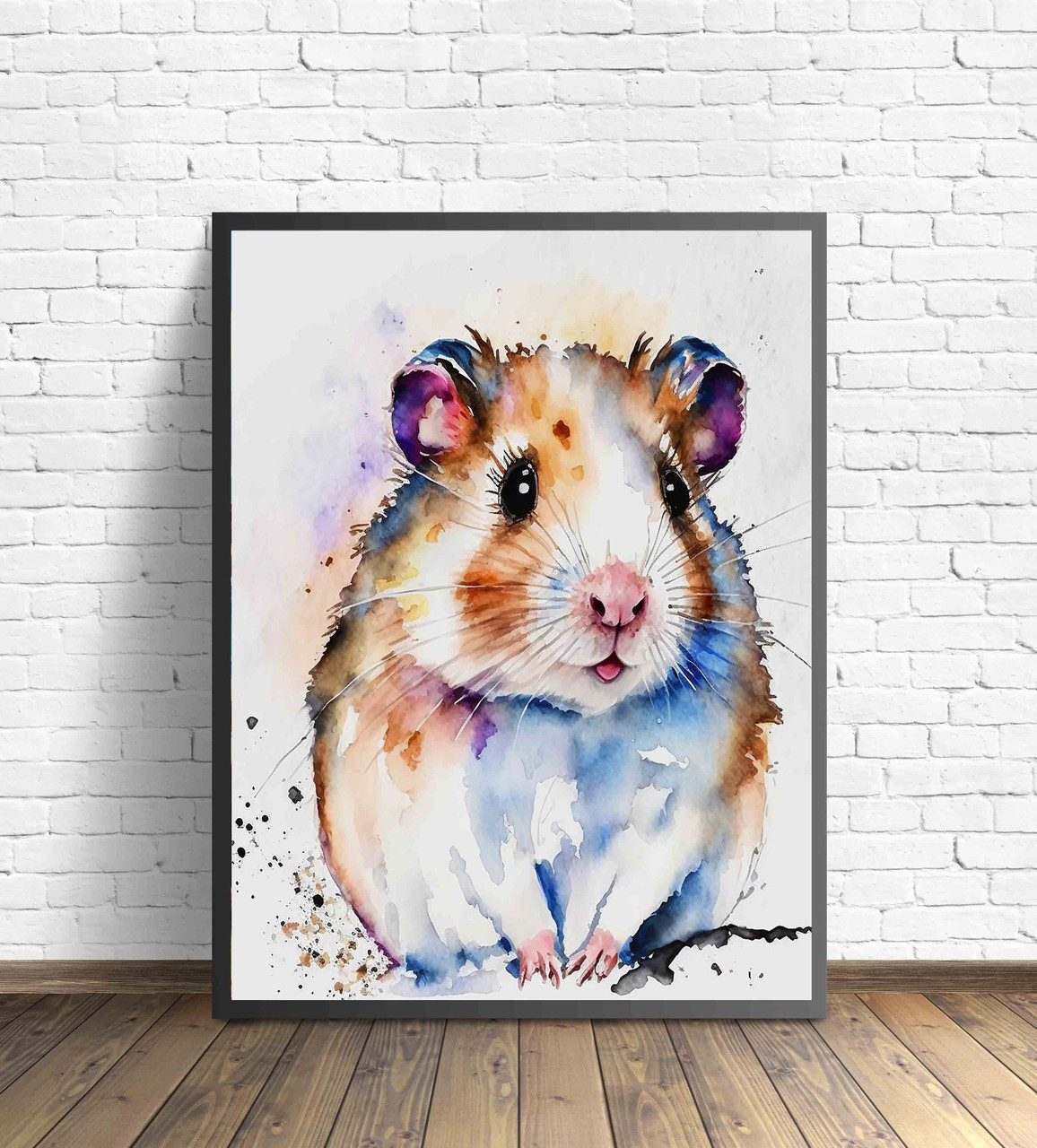 Hamster Art Print Poster