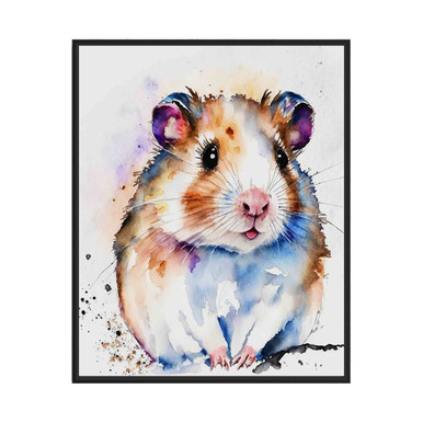 Hamster Art Print Poster