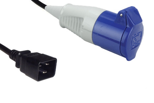 IEC C20 16A > IEC (60309) 16A Cable | RackLink