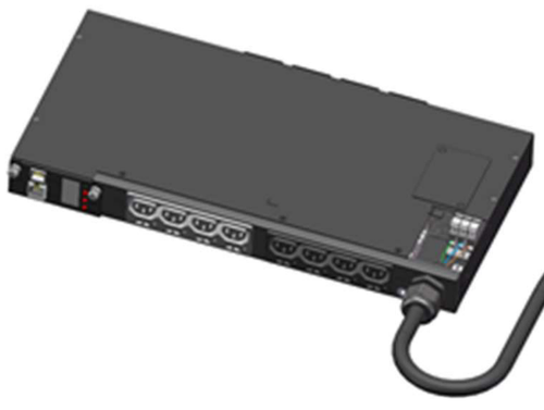 32A input with (8)C13 & (4)C19 outlets, 1RU Horizontal enLogic