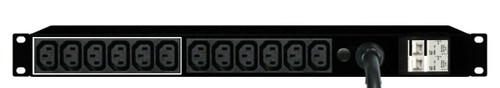PDU - Branch: IEC (60320) 12x C13 10A outlets, 1RU Horizontal mount ...