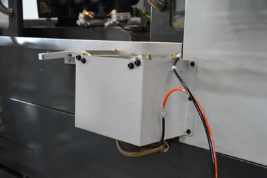 External Coolant Blow Off Box with Air Knives