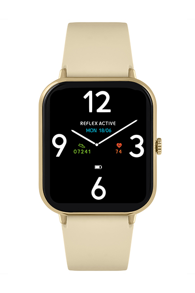 Reflex Active SERIES 23 Gold Case & Cream Silicone Strap RA23-2172 ...