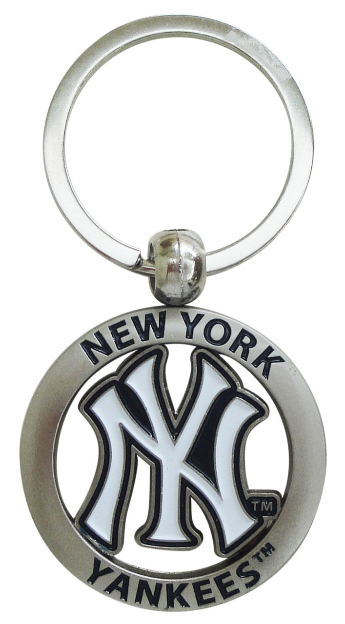 Yankees Cutout Keychain