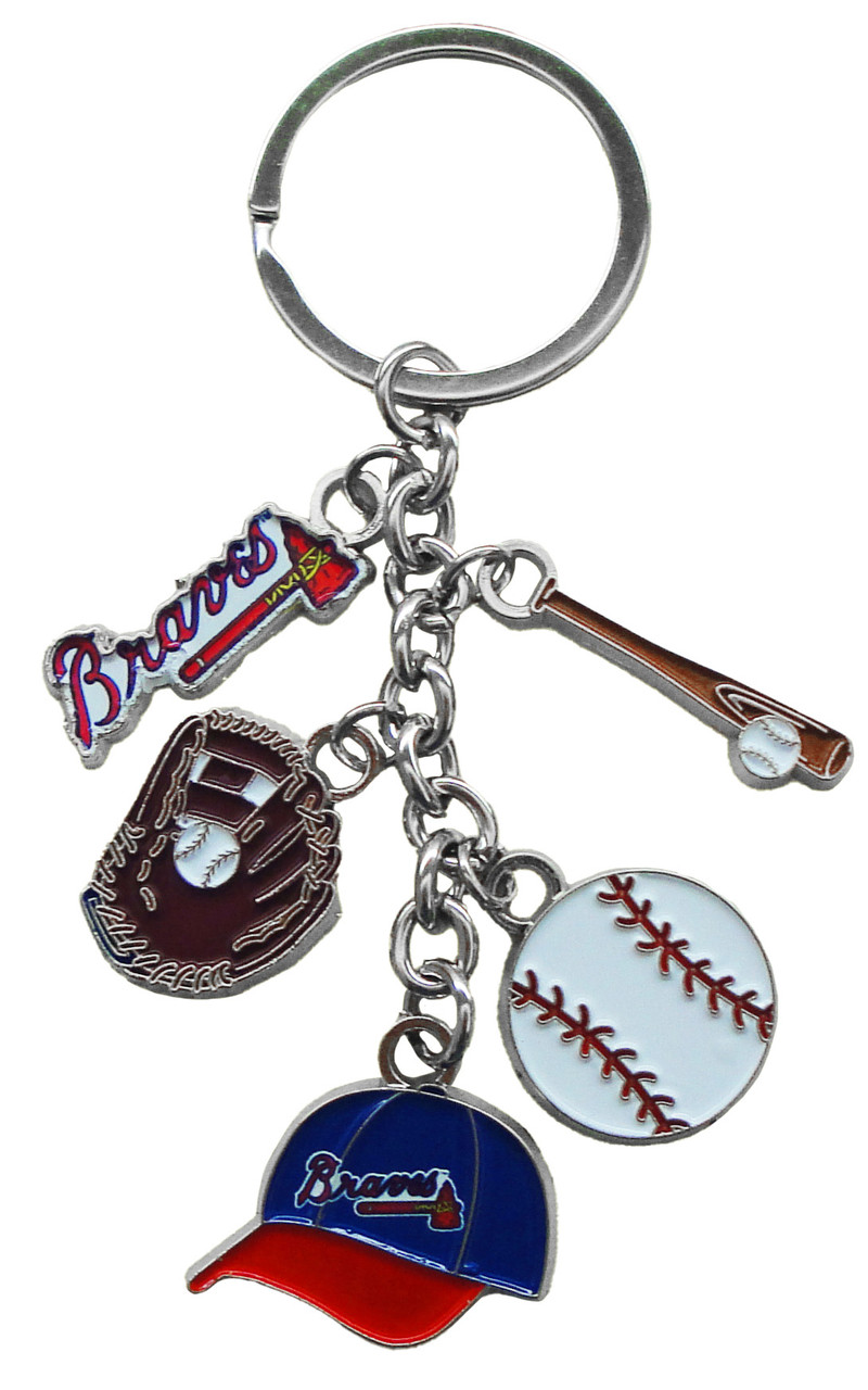 Atlanta Braves 5-Dangle Keychain