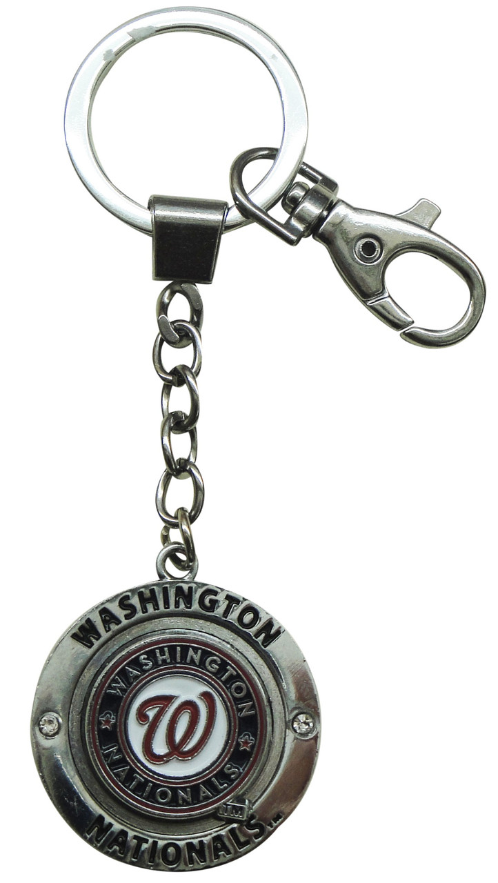 Washington Nationals Logo Spinning Keychain